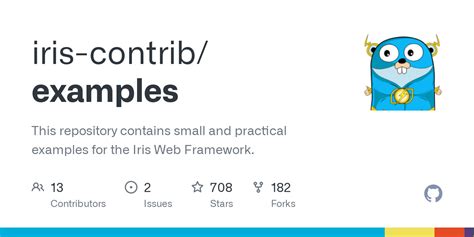 GitHub Iris Contrib Examples This Repository Contains Small And Practical Examples For The