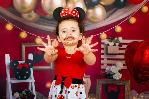 Ensaio Infantil Temático Minnie Vermelha Belo Horizonte Mg
