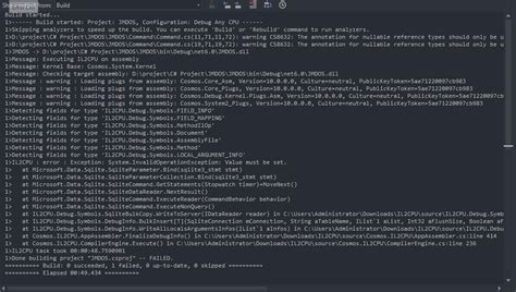Severity Code Description Project File Line Suppression State Error Exception System