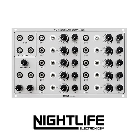 Random Source Serge VC Resonant EQ VCRESEQ Reverb