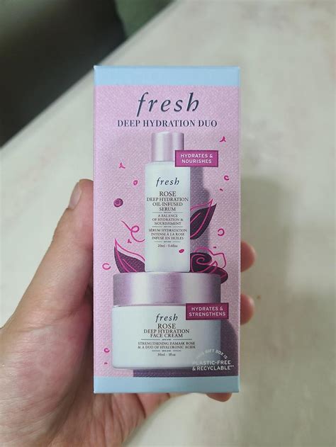 프레쉬 Fresh 딥 하이드레이션 듀오로즈 딥 하이드레이션 오일 인퓨즈드 세럼 페이스 크림