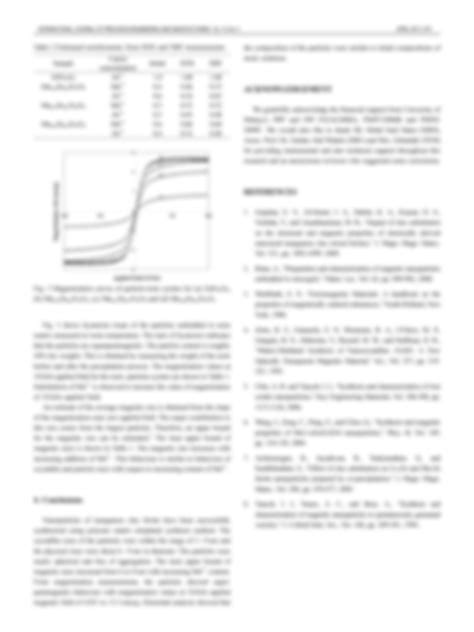 Solution 2013 442 Polymer Matrix Templated Synthesis Manganese Zinc Ferrite Nanoparticles