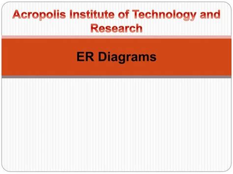 Dbms 7 Er Diagram Design Issue Ppt