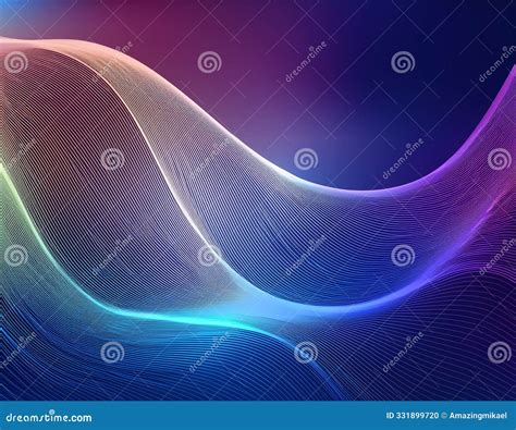 Abstract Soft Waves In Cool Tones Gentle Fluid And Calming Background With Flowing Smooth