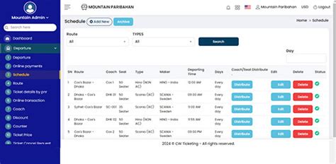 Bus Booking System Intercity Bus Ticketing Software