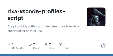 GitHub Rtxa Vscode Profiles Script Script To Add Profiles To Context
