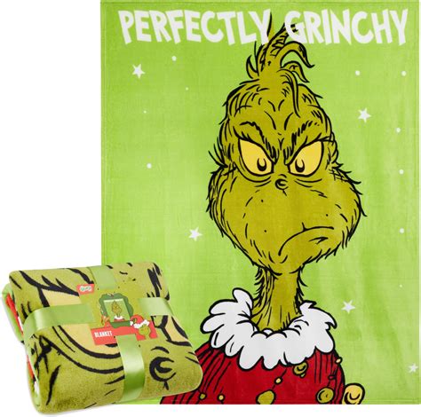 Hallmark The Grinch Blanket The Grinch Ts Hooded Blanket Green