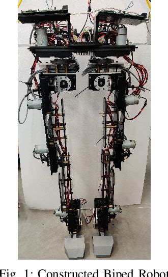Figure 1 From Control Implementation In A Low Cost Designed Biped Robot