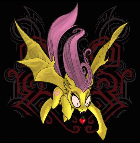 Safe Artist Joeengland Fluttershy Female Flutterbat Solo Derpibooru