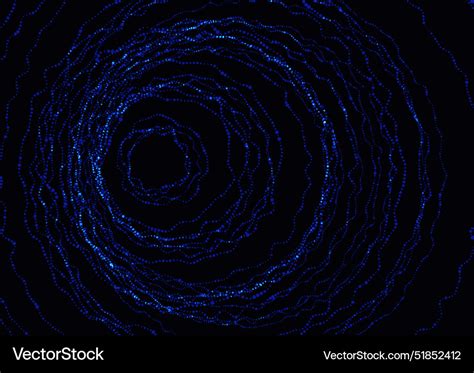 Abstract Particle Waves Background Royalty Free Vector Image