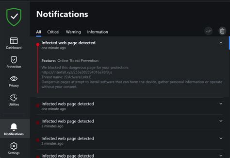 How Do You Get Rid Of All Notifications I Get Infected Web Page Notifications Every 30 Minutes
