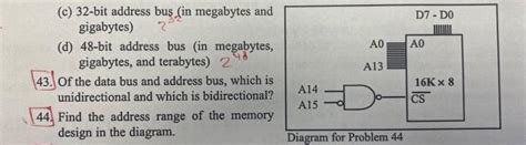 solved c 32 bit address bus in megabytes and gigabytes