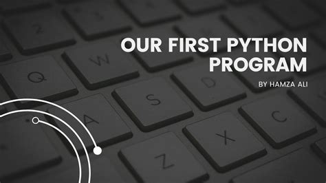 Our First Python Program Urdu Youtube