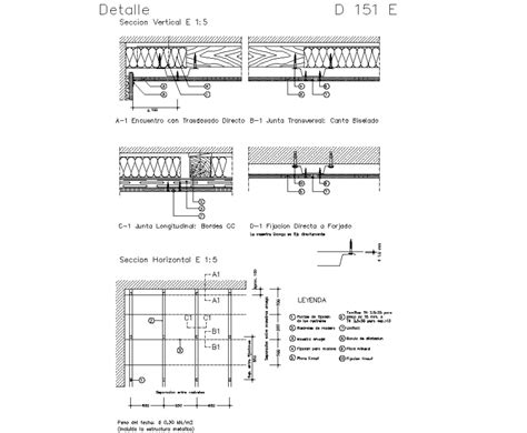 Detail American Ceiling Section Autocad File Cadbull