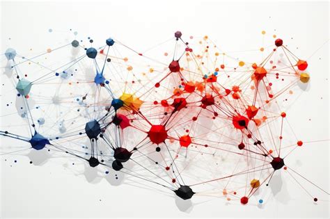 Premium Ai Image Abstract Background Functions Of Complex Networks