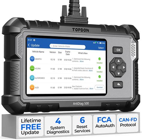 2025 NEW TOPDON AD500 OBD2 Scanner, Oil/SAS/Throttle/TPMS/BMS/EPB Reset, Engine/ABS/SRS ...
