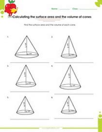 Solid Figures Volume And Surface Area Worksheets Pdf Worksheets Library