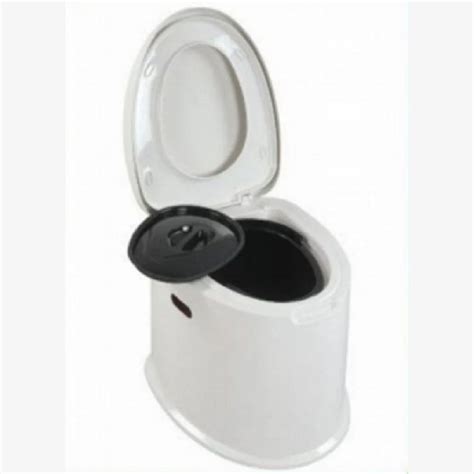 White Western Plastic Commode With Bucket Size 20 Inchheight At Rs