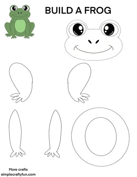 Frog Face Template