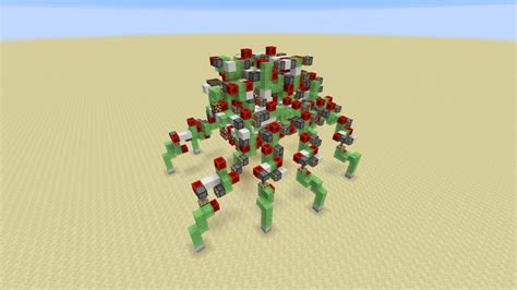 Giant Controllable Spider Robot Stryder [no Mods No Command Blocks] Minecraft Map