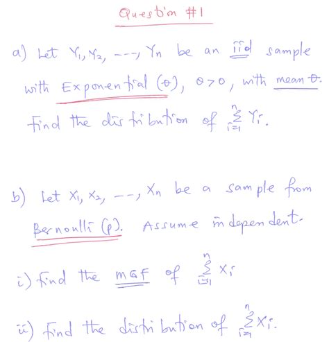 Solved Question 1a Let Y1 Y2 Dots Yn Be An Ird Chegg Com