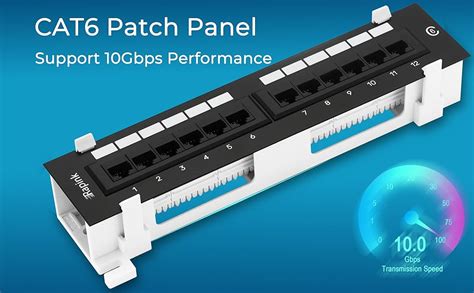 Amazon Com Rapink Patch Panel Port Cat G Support Network Patch Panel UTP Inch