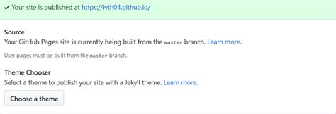 user pages must be built from the master branch · issue 1324 · hexojs