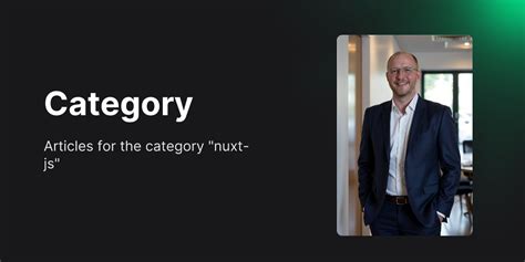 Category Nuxt Js Michael Hoffmann Senior Frontend Developer