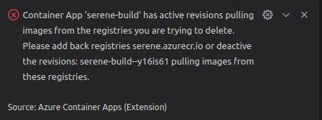 Succeed To Deploy An Image Of Docker Hub Registry To A Container App Which Created With An ACR