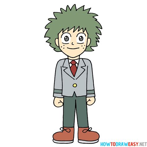 How To Draw Deku How To Draw Easy