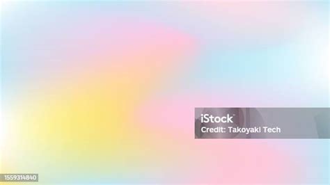 여러 가지 빛깔의 메쉬 그라데이션 배경 무지개 색깔 추상적인 미적 질감 홀로그램 무지개 빛깔의 그래픽 벡터 흐릿한 부드러운 그라데이션 홀로그램 배경은 포스터 배너