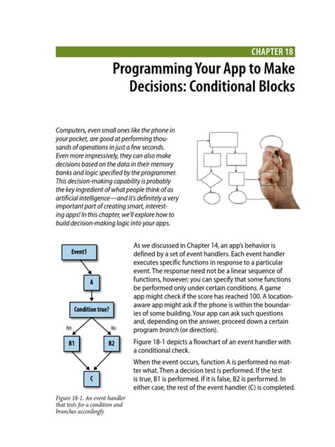 Programming Your App To Make Decisions Conditional Blocks Event1