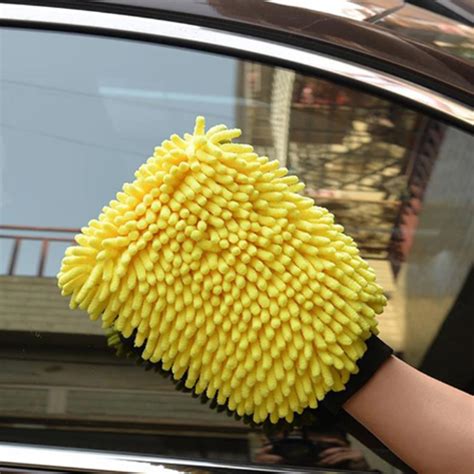 Двостороння рукавичка з мікрофібри для сухого та вологого прибирання для миття та полірування