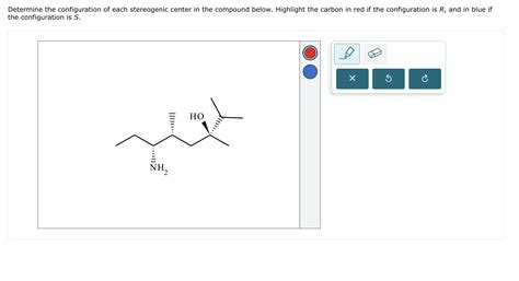 Solved Determine The Configuration Of Each Stereogenic