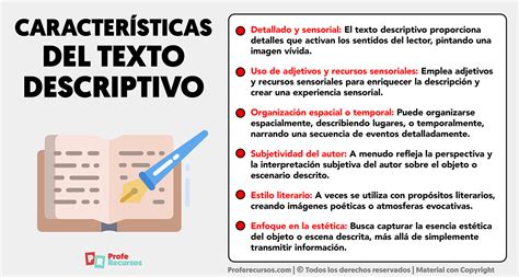 Características del Texto Descriptivo