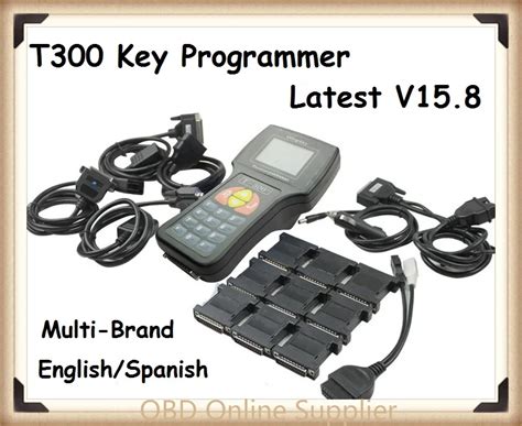 new black v15 8 t300 key programmer latest version auto transponder t