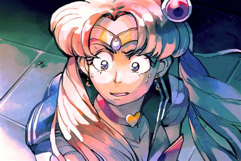 Tsukino Usagi And Sailor Moon Bishoujo Senshi Sailor Moon Drawn By Lady Kuki Danbooru