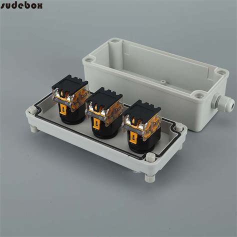 ABS PC Dust Proof Push Button Control Box Plastic Enclosure Switch Box China Push Button Box