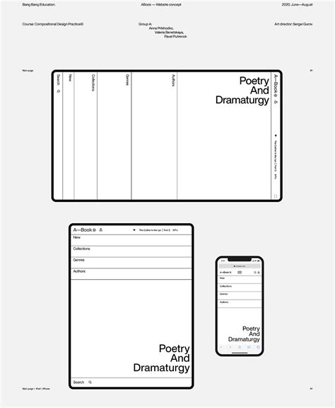 A—book Modular Web Design Concept