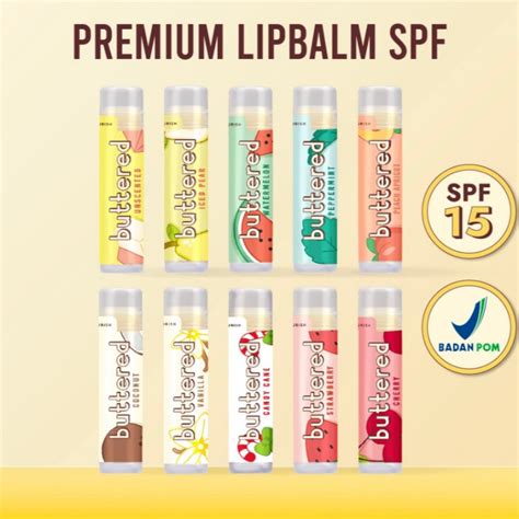 Promo Buttered Lip Balm Spf 15 Free Ongkir