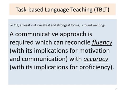 Ppt Task Based Language Teaching Tblt Powerpoint Presentation Free Download Id6757883