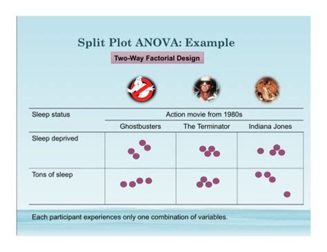 Split Plot Anova Slide