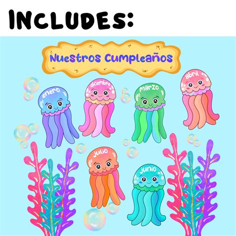 Spanish Classroom Decor Bundle Ocean Classroom Decor Bundle Under The