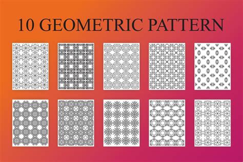 Geometric Pattern Pack 7459785 Vector Art At Vecteezy