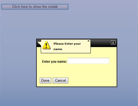 ASP NET AJAX Control Toolkit ModalPopupExtender Control In Action