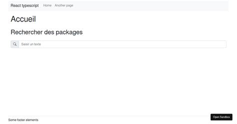 React Typescript Codesandbox
