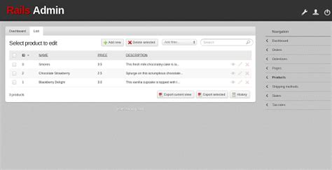 The Railsadmin Gem In Ecommerce End Point Dev