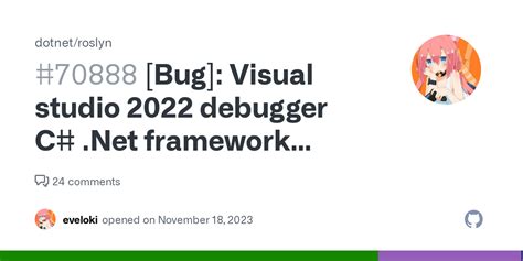 Bug Visual Studio Debugger C Net Framework Application