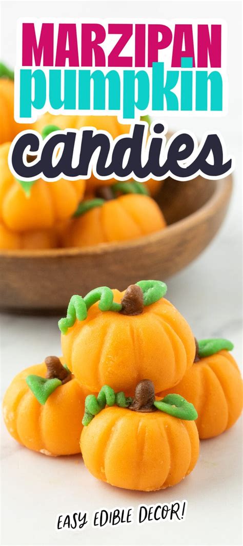 Marzipan Pumpkin Candies Sweet Cs Designs