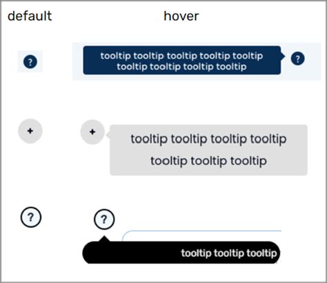 Tooltip Components Design Book